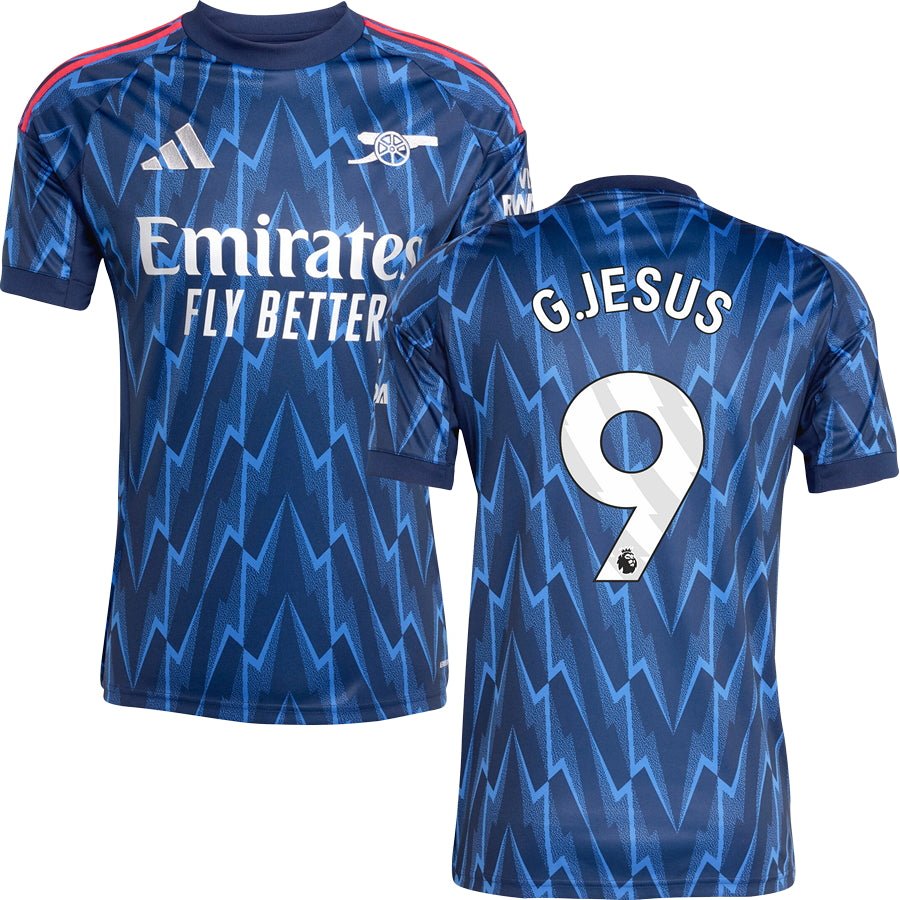 Arsenal Away Jersey #9 G.JESUS 2025/26 Adults – jerseydiscount.cc